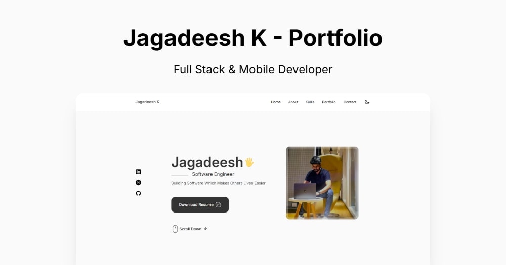 Jagadeesh K | Portfolio